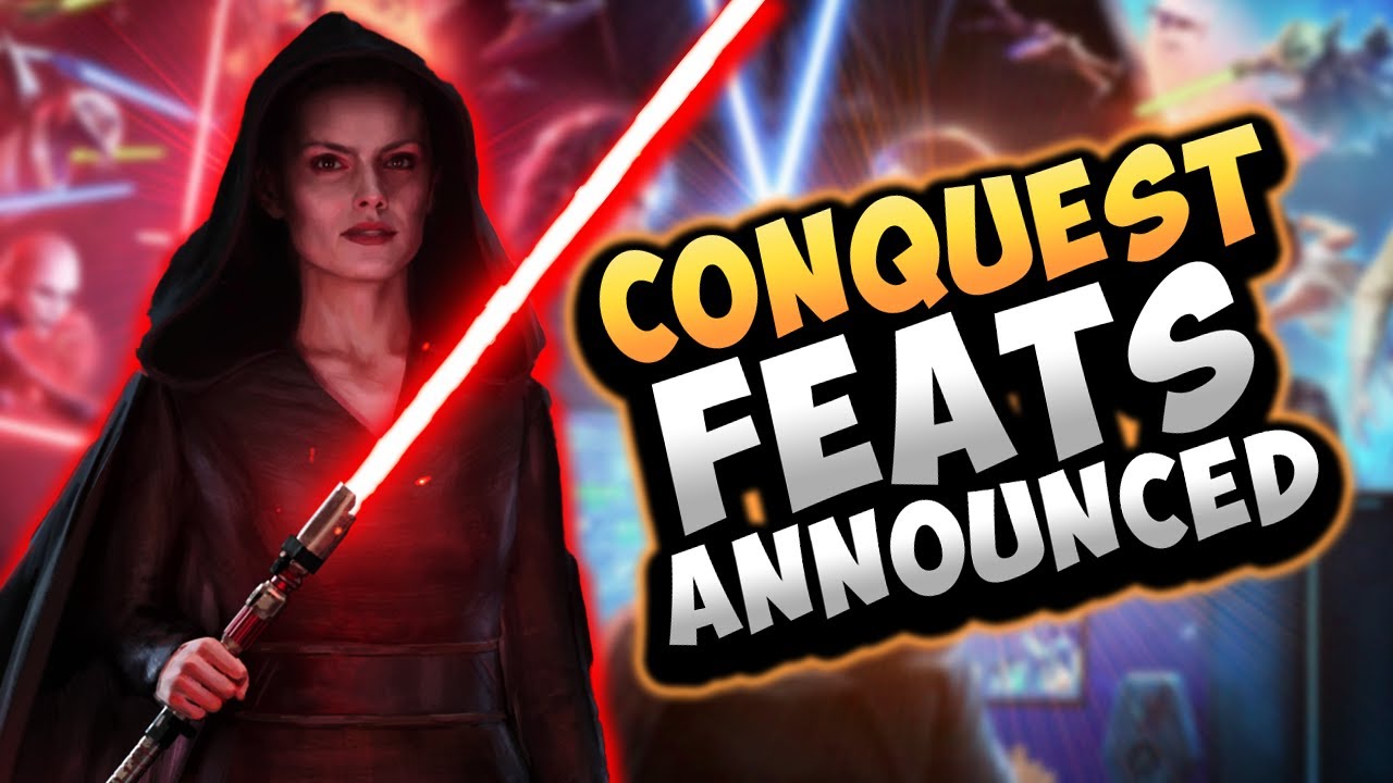 New Dark Side Vision Rey Conquest Feats! - YouTube