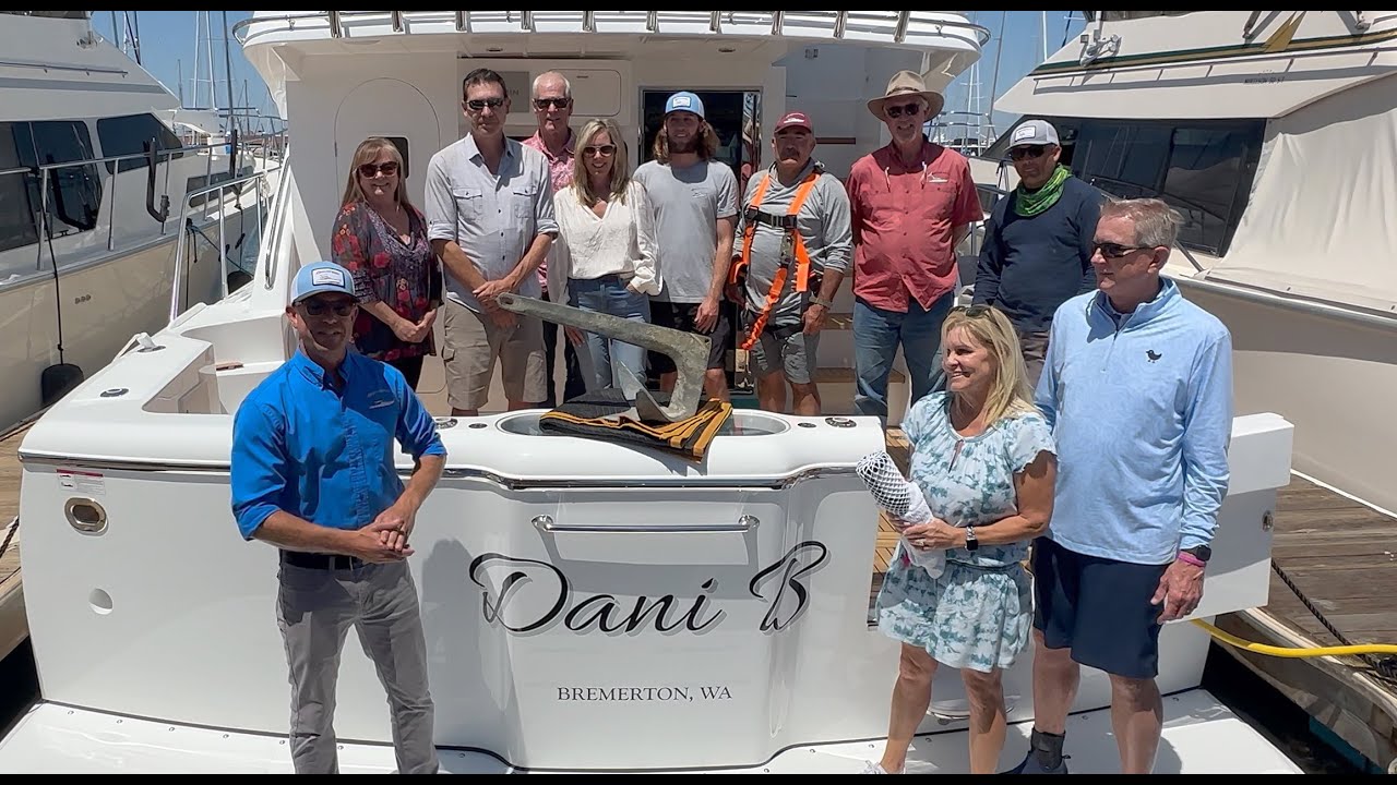 Christening the Brand New Gen II Mikelson 43 "Dani B" - YouTube