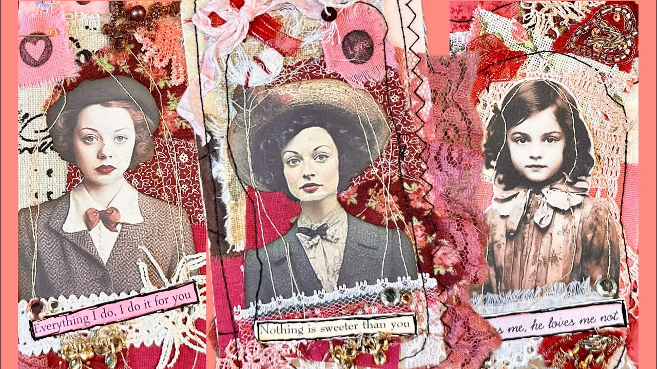 💝 Using my snippet roll portrait clusters for Valentine’s Day tags ...