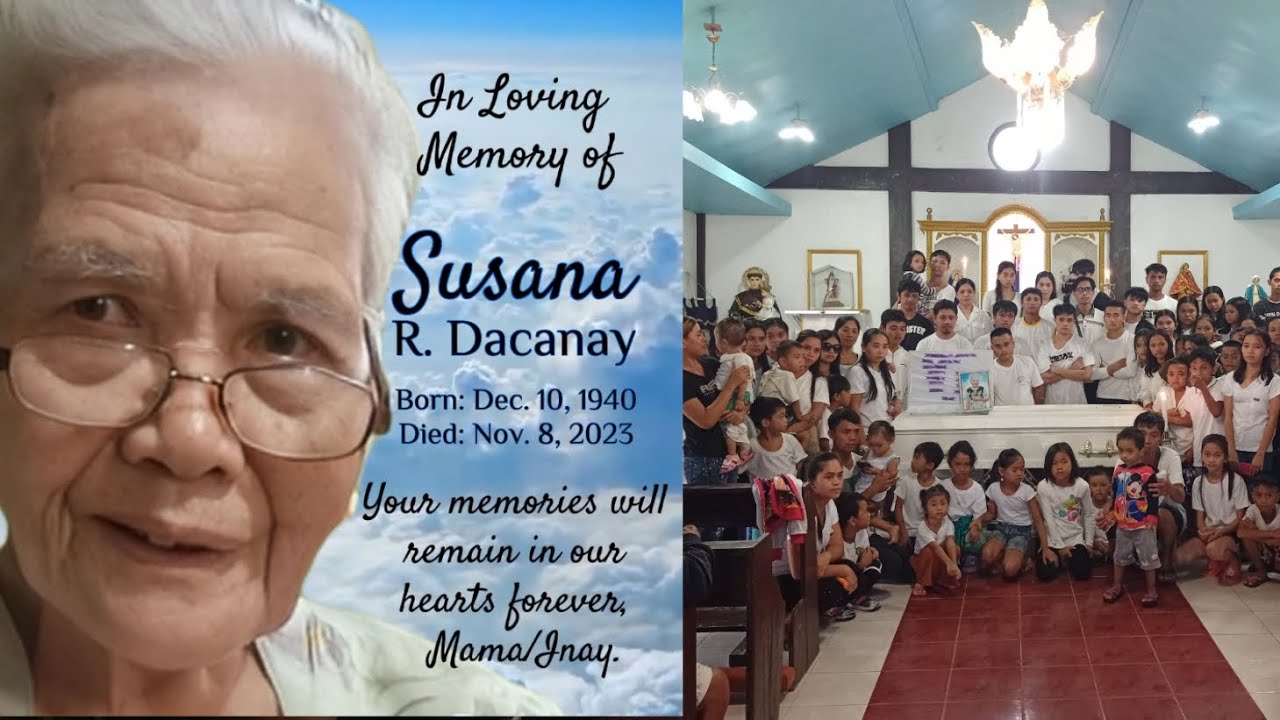 Paalam Pinakamamahal naming Lola, Inay Susana Dacanay - YouTube