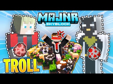 TROLL s Neviditeľnosťou! 😈🔥 | MAJNR SKYBLOCK #5