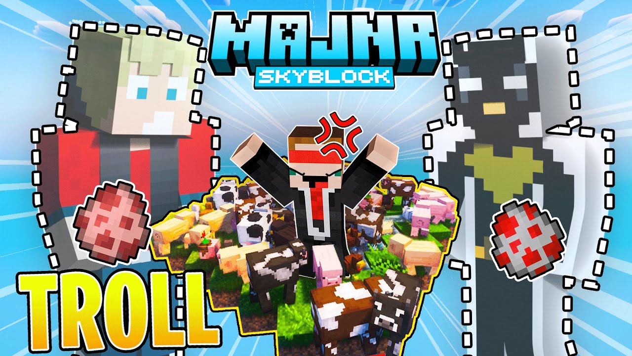 TROLL s Neviditeľnosťou! 😈🔥 | MAJNR SKYBLOCK #5 - YouTube