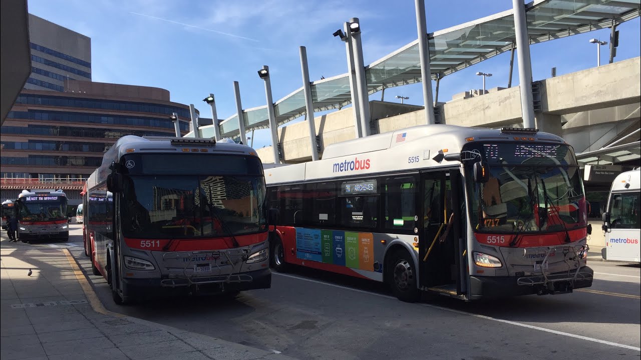 WMATA Metrobus & Montgomery County Transit Ride On Mini Action #2 - YouTube