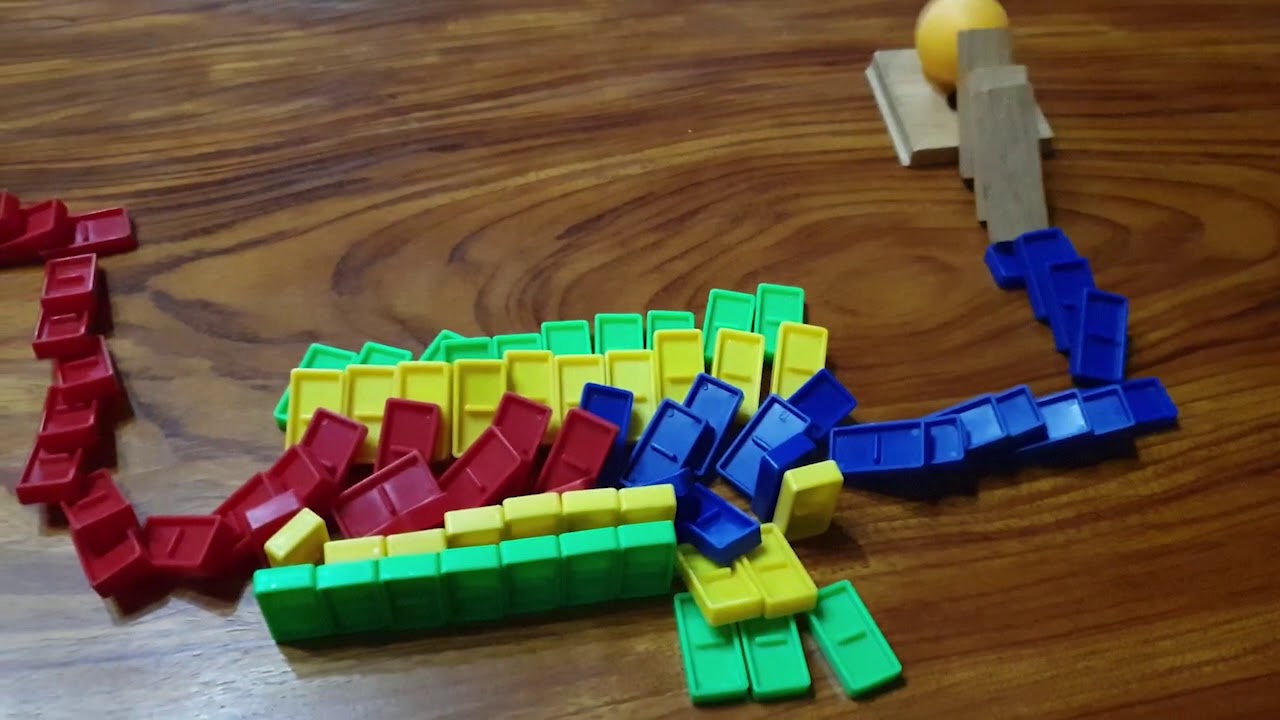 Domino Chain 64 - YouTube