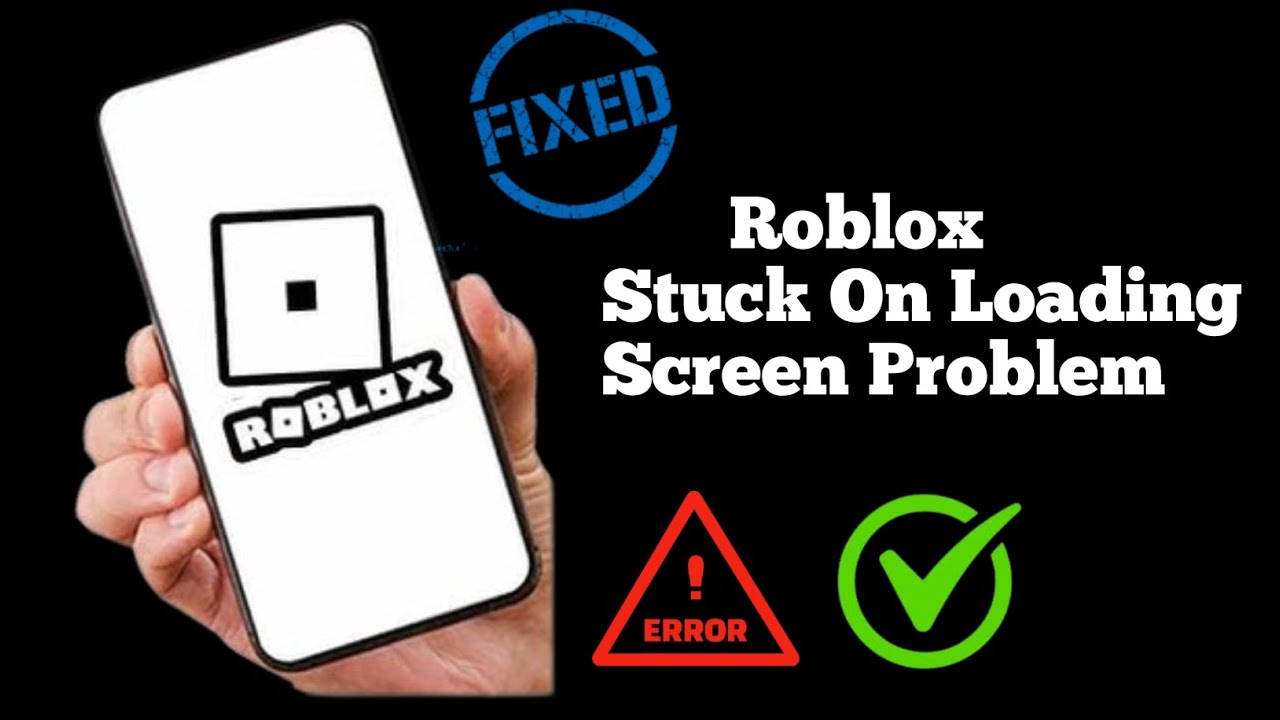 How To Get Roblox Stuck On Loading Screen Problem 2024 | #roblox - YouTube