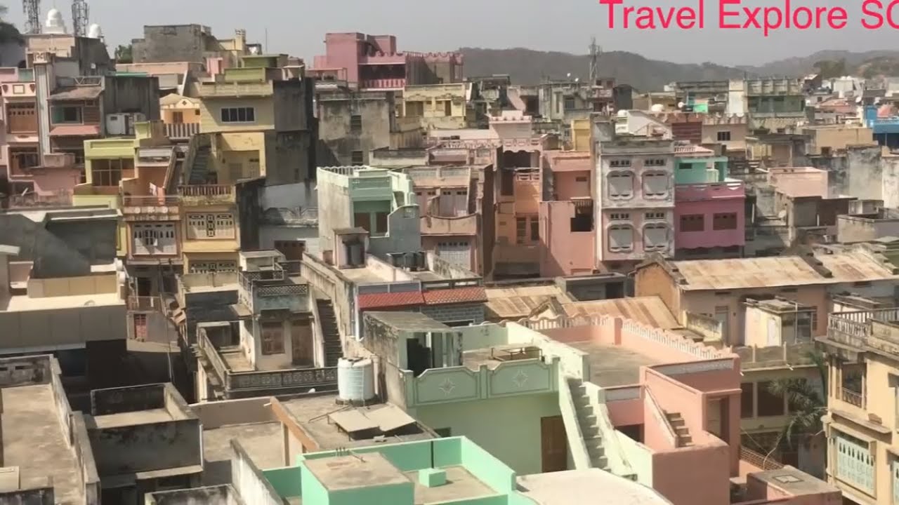 Sagwara Aerial view, ख़ूबसूरत नज़ारा सागवाडा शहर का छत से, beautiful ...
