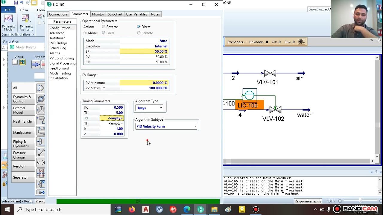 dynamic simulation of a tank - YouTube