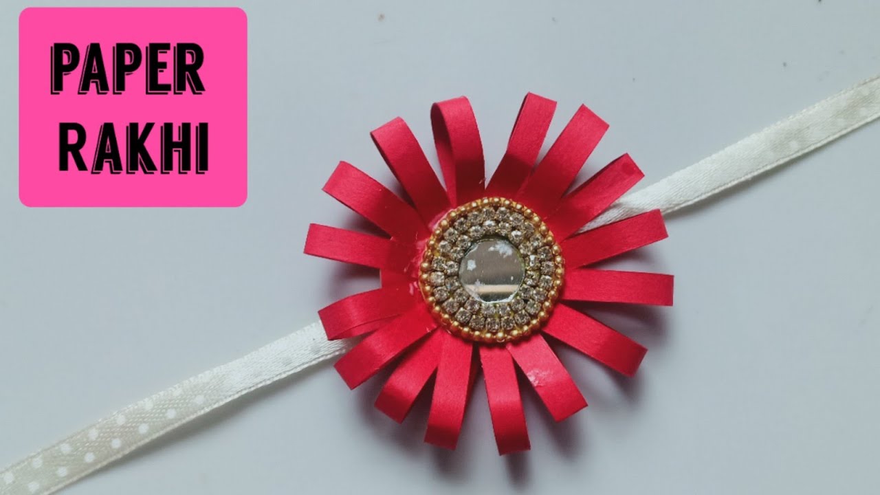 राखी बनाने का आसान तरीक़ा / Rakhi making ideas with paper ...