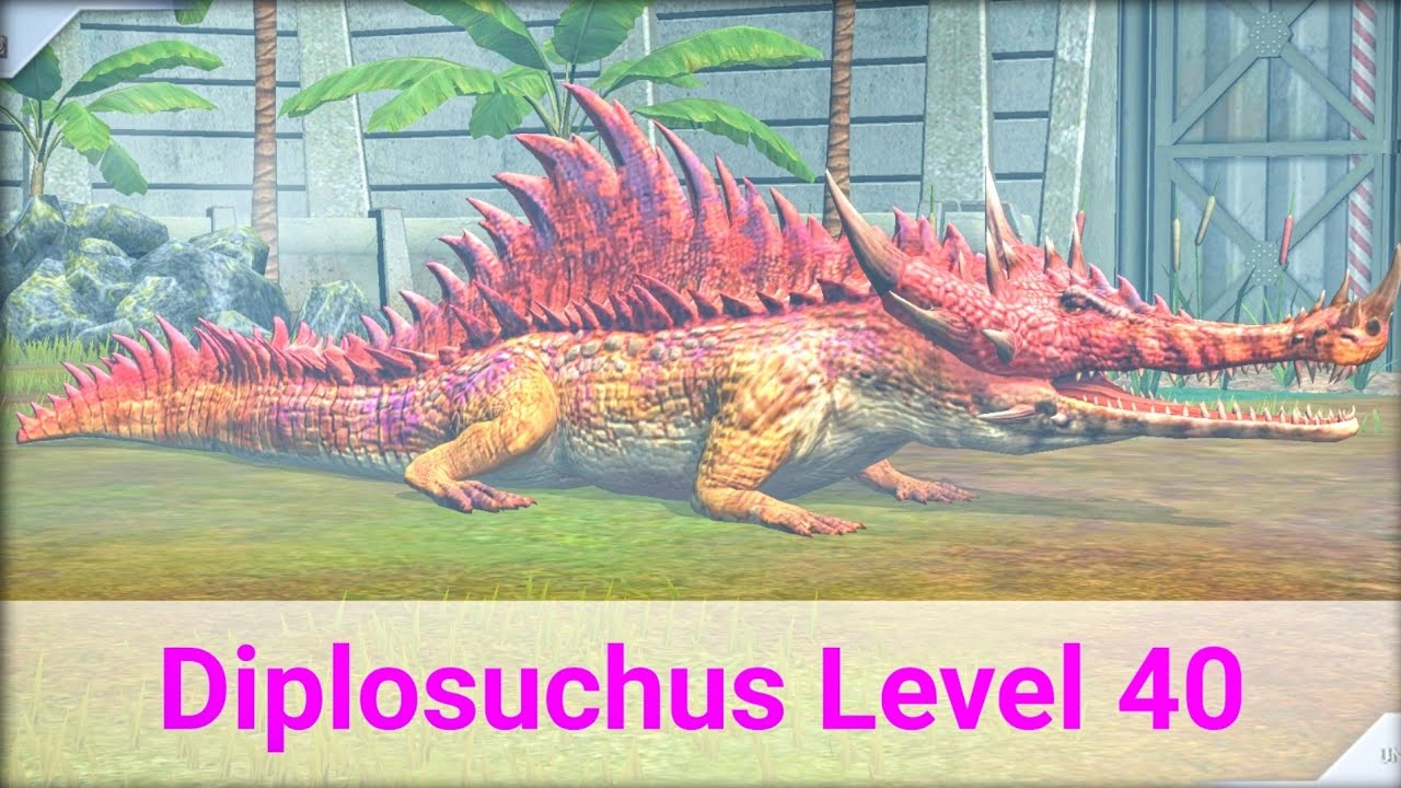 Diplosuchus Level 40 Unlock | Jurassic World The Game - YouTube