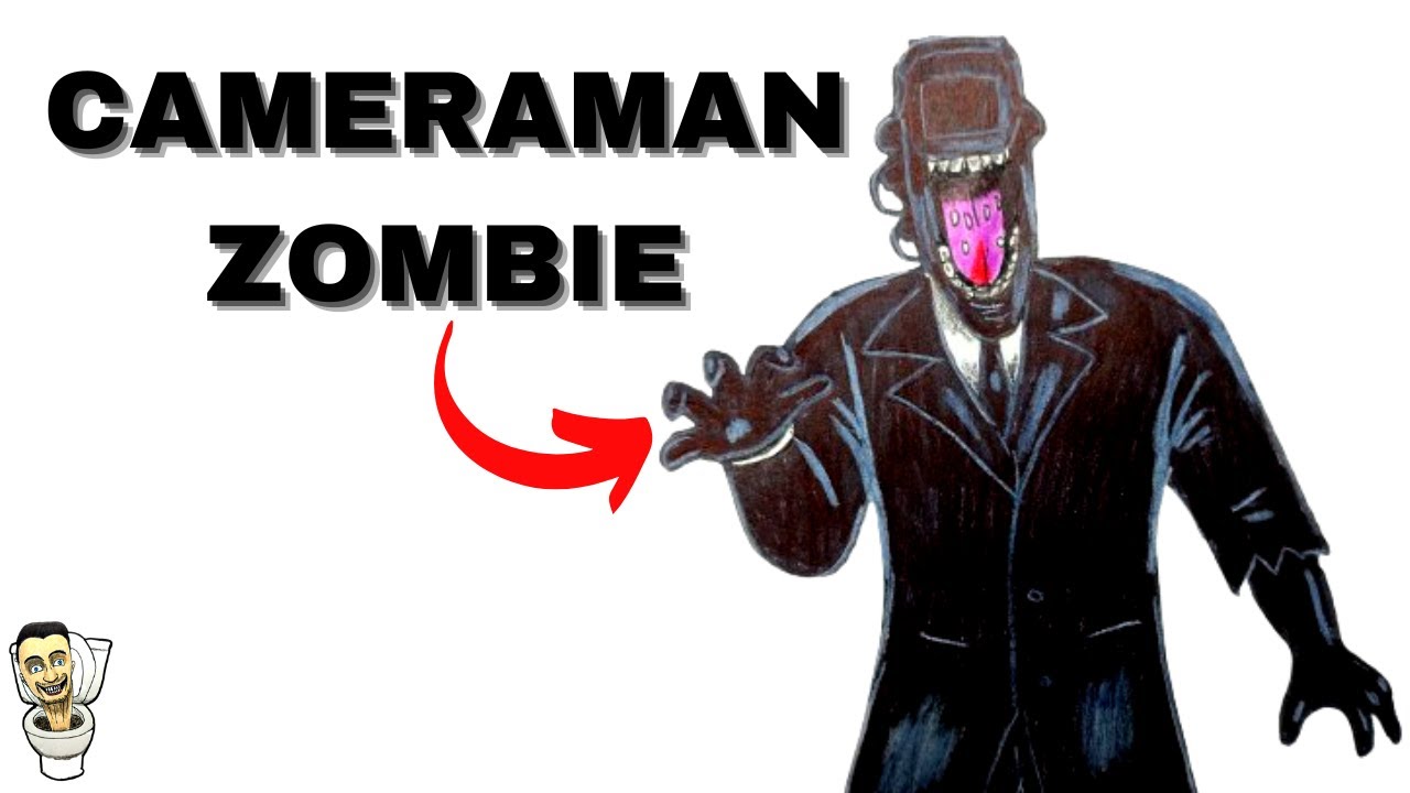 Cómo DIBUJAR al🧟CAMERAMAN ZOMBIE del ZOMBIE UNIVERSE SKIBIDI TOILET ...