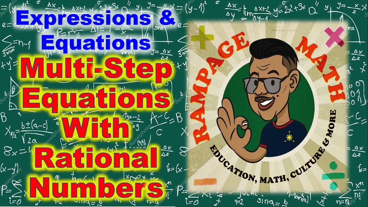 Multi Step Equations with Rational Numbers - YouTube