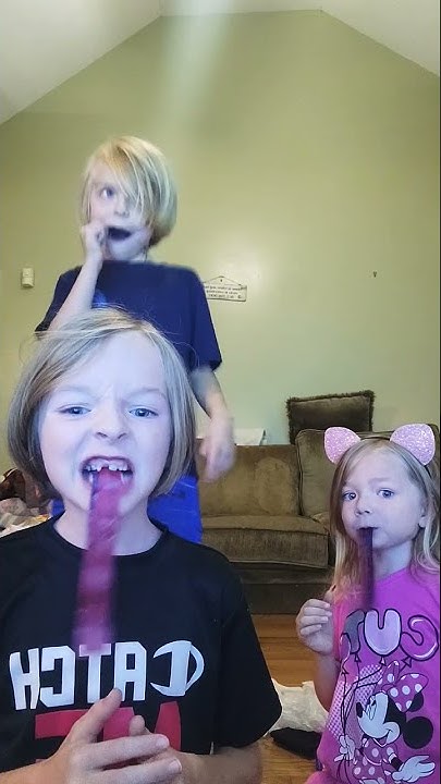Fruit Roll Up Challenge Youtube