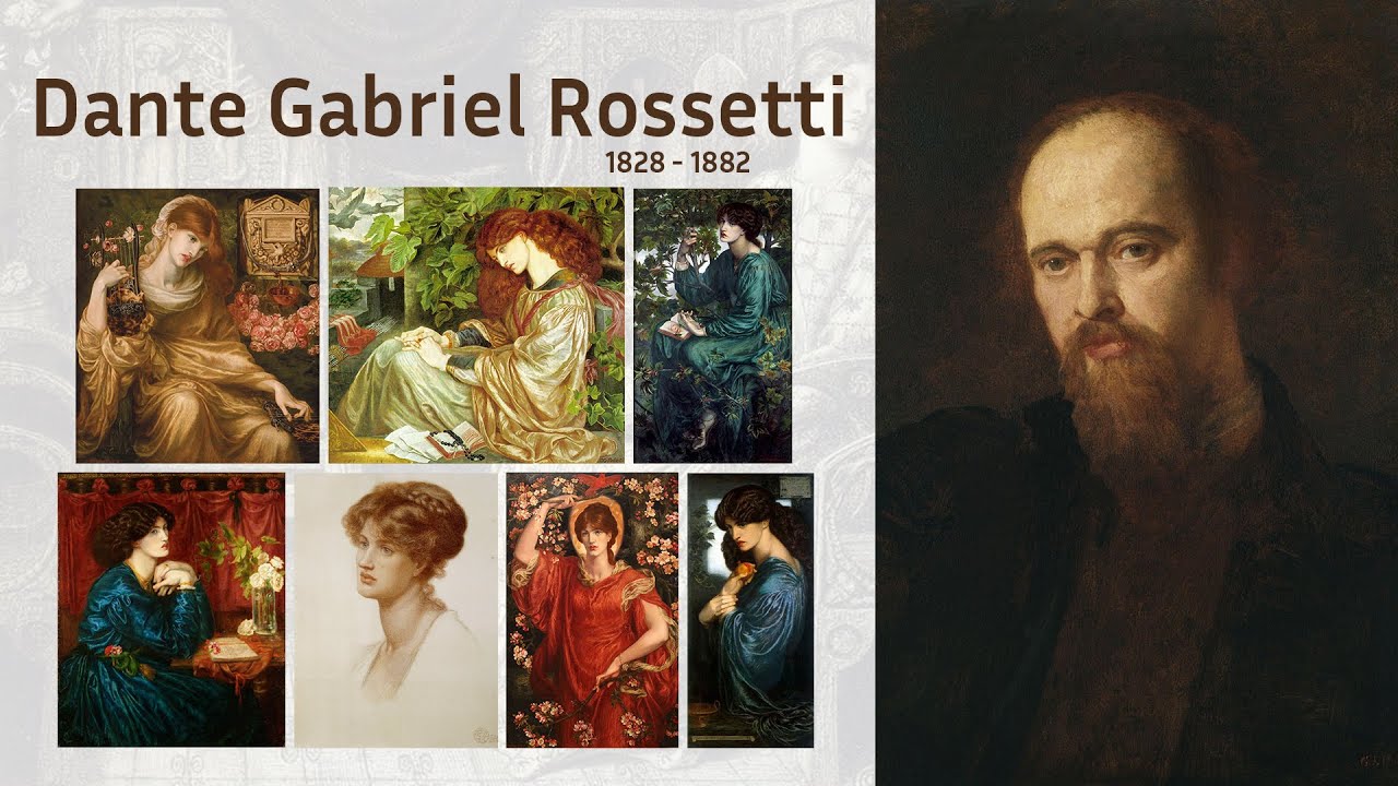 20 Paintings of Artist "Dante Gabriel Rossetti" (1828 - 1882) - YouTube