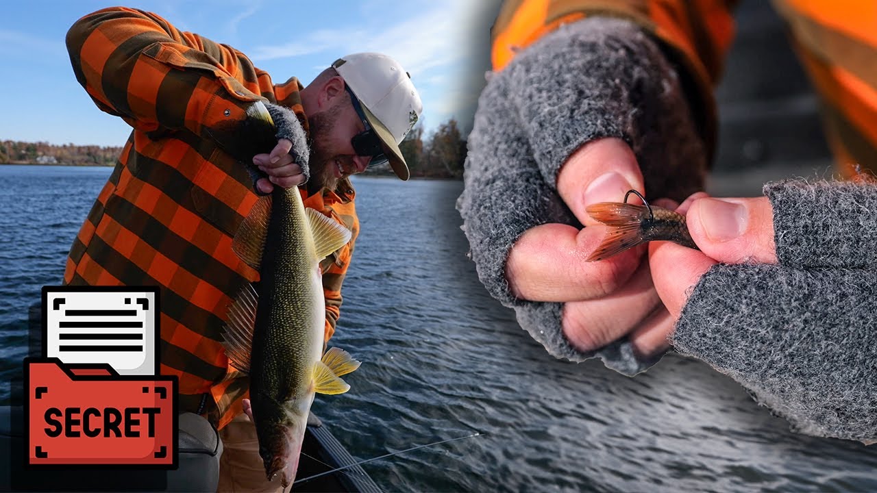 Secret tail-hooking TRICK for rigging fall WALLEYE - YouTube