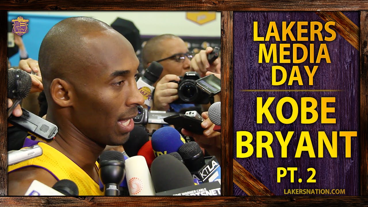 Lakers Media Day 2014: Kobe Bryant (PT. II) Talks Derek Jeter, Managing ...