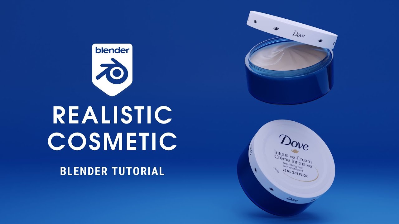 EASY REALISTIC COSMETIC in BLENDER | Blender Tutorial - YouTube