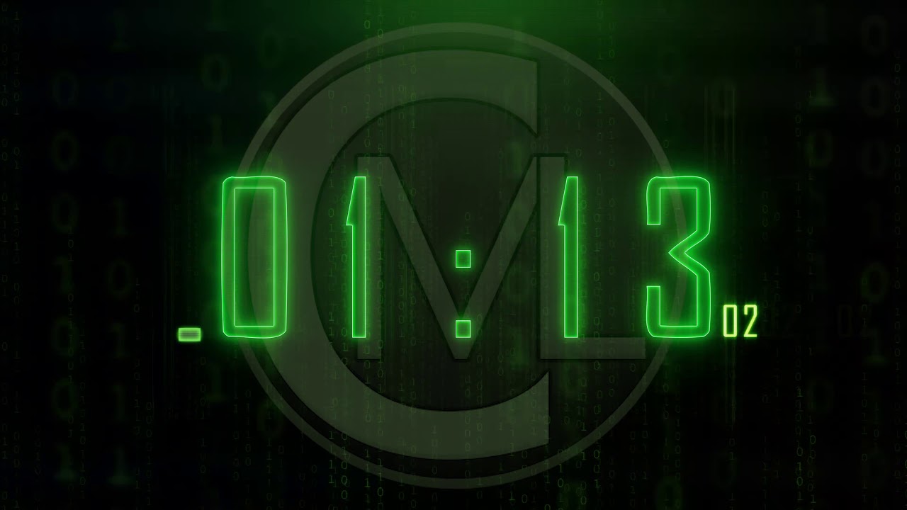 Matrix Binary Code Countdown 2 Minutes - YouTube