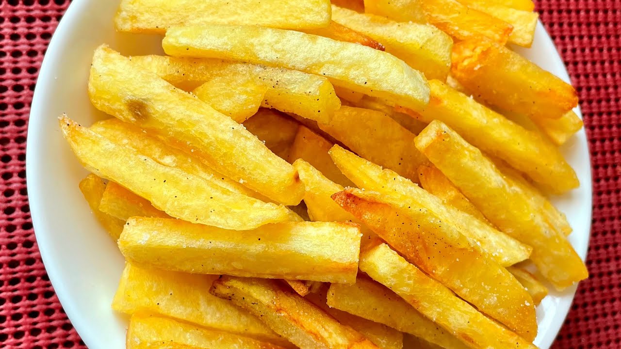 How to make crispy French fries at home! Easiest recipe |finger chips ...