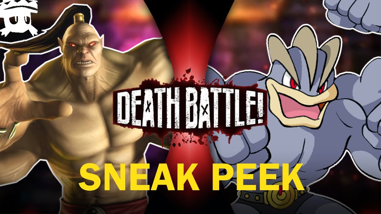 Goro vs Machamp | DEATH BATTLE! SNEAK PEEK sub español - YouTube