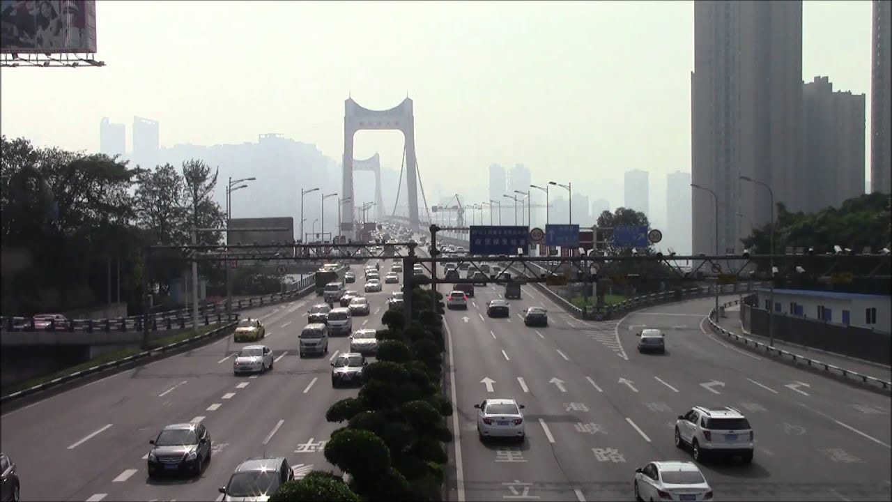 重庆鹅公岩立交+鹅公岩大桥Chongqing Egongyan Intersection & Bridge 25/Jul/2015 - YouTube