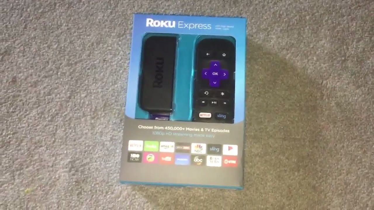 Roku Express Stick - Unboxing and Setup - YouTube