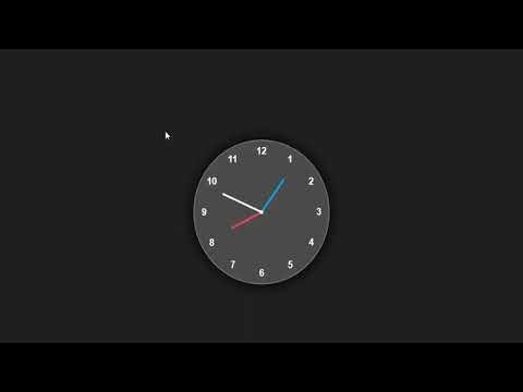 Best Clock Design #html5 #css3 #javascript #bootstrap - YouTube
