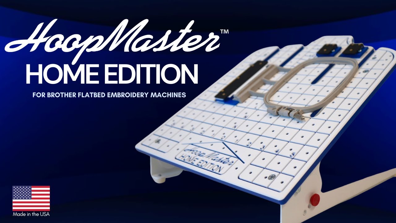 HoopMaster Home Edition for Brother & Baby Lock Flatbed Embroidery ...