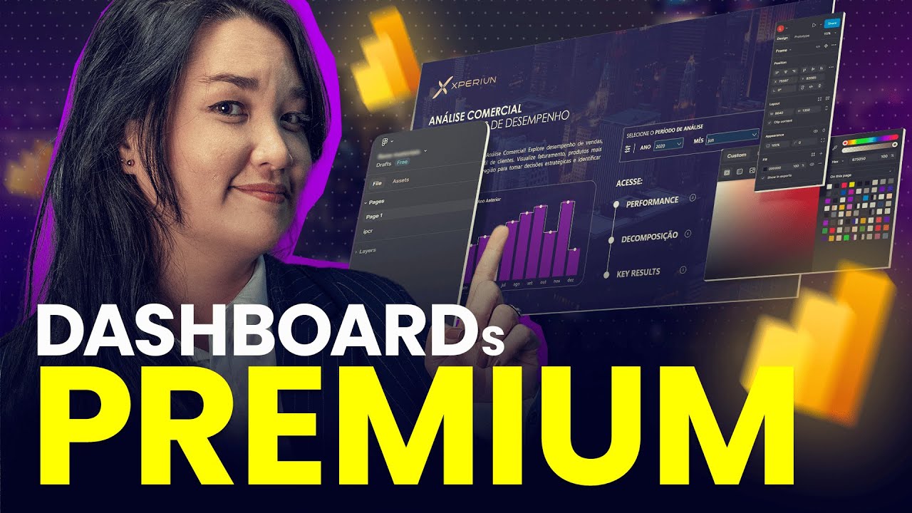 CAPA PREMIUM PARA DASHBOARDS NO POWER BI - YouTube