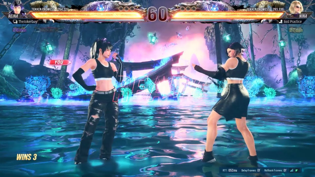 Tekken 8 | Aggressive Reina Speed Run's TEKKEN GOD NINA..!! - YouTube