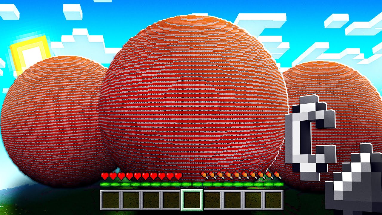 EXPLODINDO O MUNDO INTEIRO USANDO MOD DE TNT NO MINECRAFT - YouTube