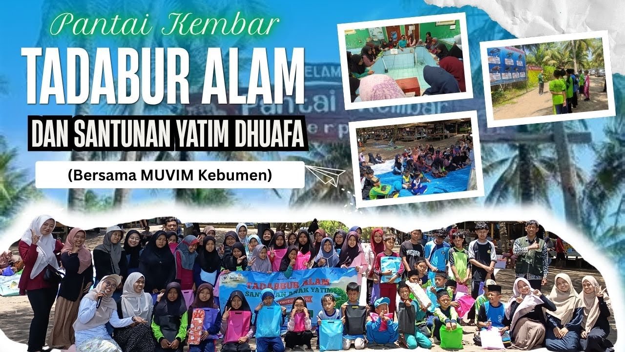 TADABBUR ALAM & SANTUNAN di PANTAI KEMBAR*🐢*(Bersama MUVIM Kebumen ...