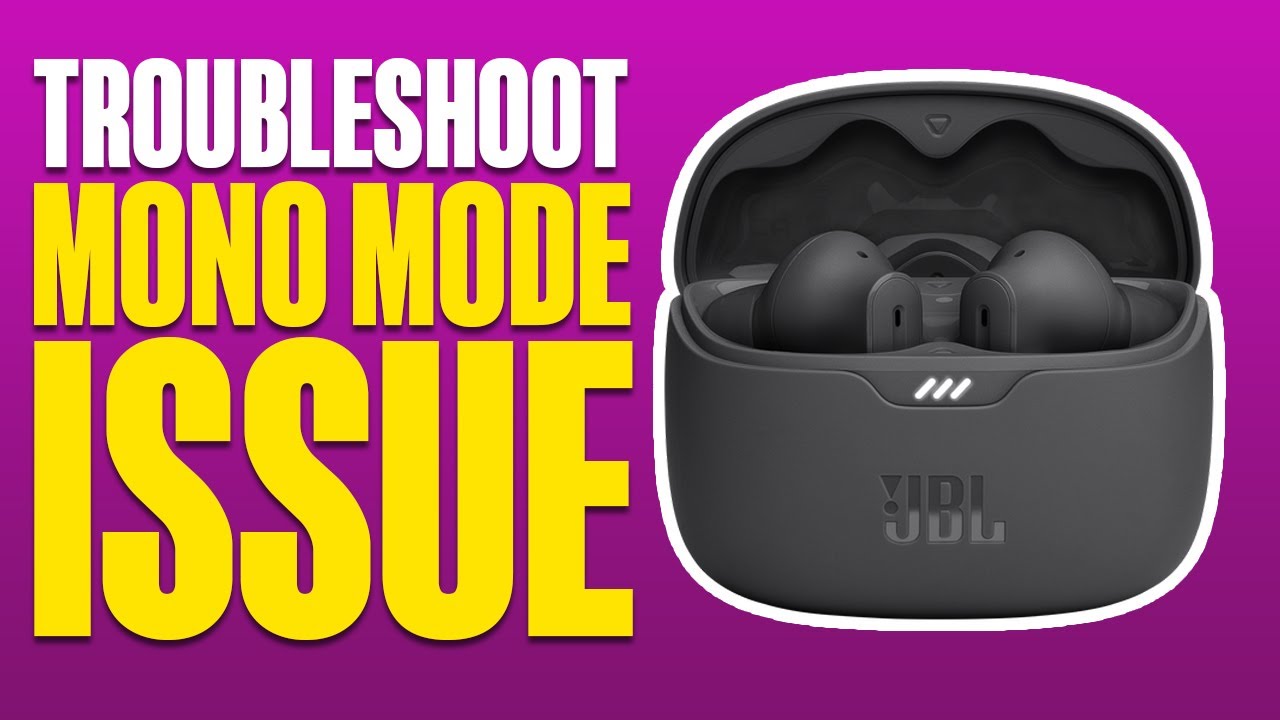 How To Troubleshoot JBL Tune Beam Earbuds Mono Mode Issue - YouTube