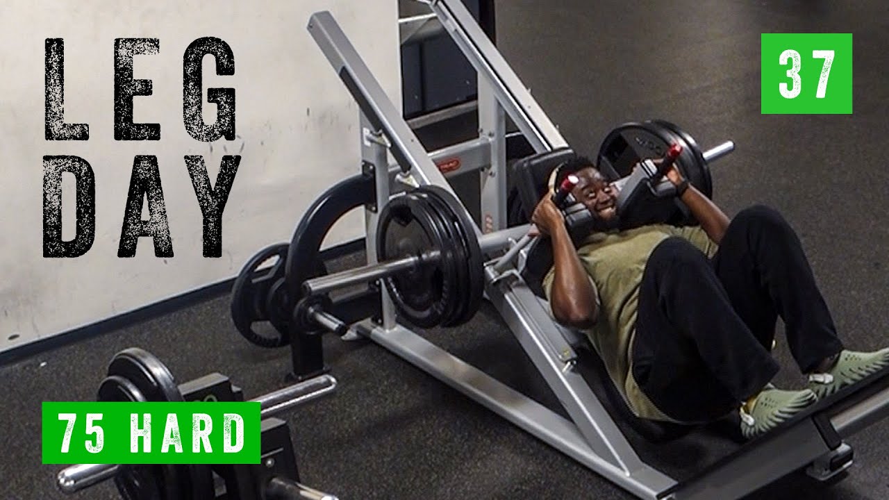Intense 45-Min Leg Workout (Only 3 Killer Exercises!) | 75 HARD ...