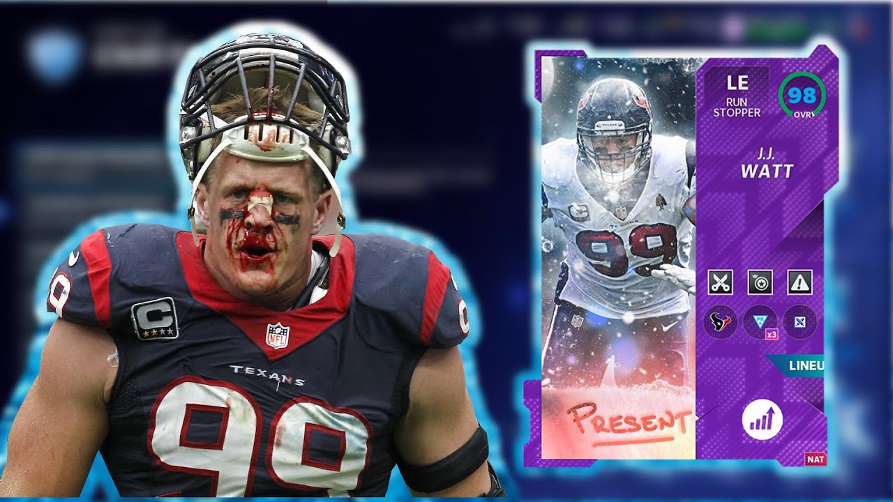 Must See Superpowered Overpowered Incredible JJ Watt 98 Overall! Madden ...