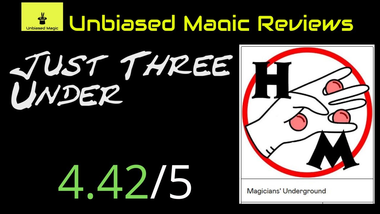 Magic Review - Just Three Under by Jason Whittaker - YouTube