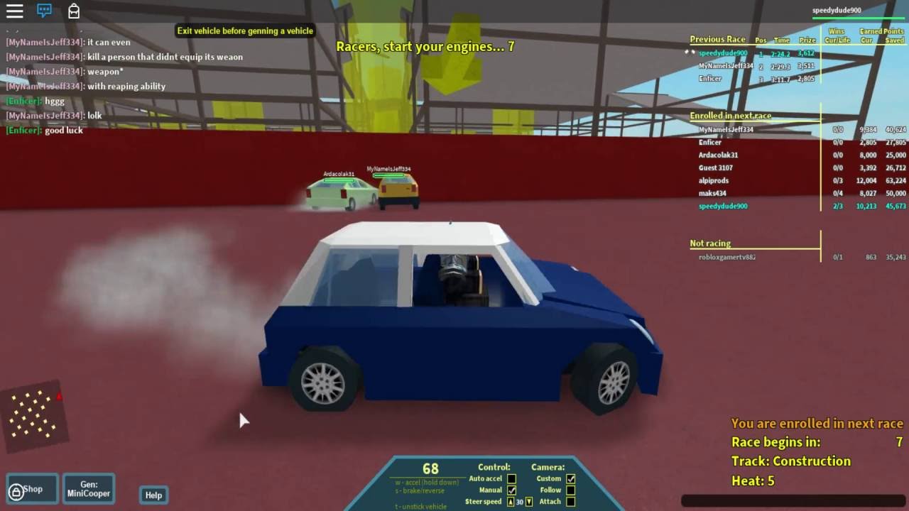 ROBLOX Checkpoint Racing - veryfast nyooming - YouTube