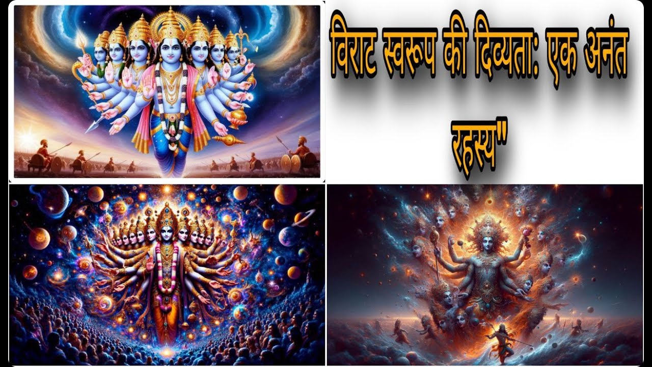 Arjun Ke Saamne Bhagwan Ka Divya Swaroop - Veerat Roop || Arjun Ko Mile ...