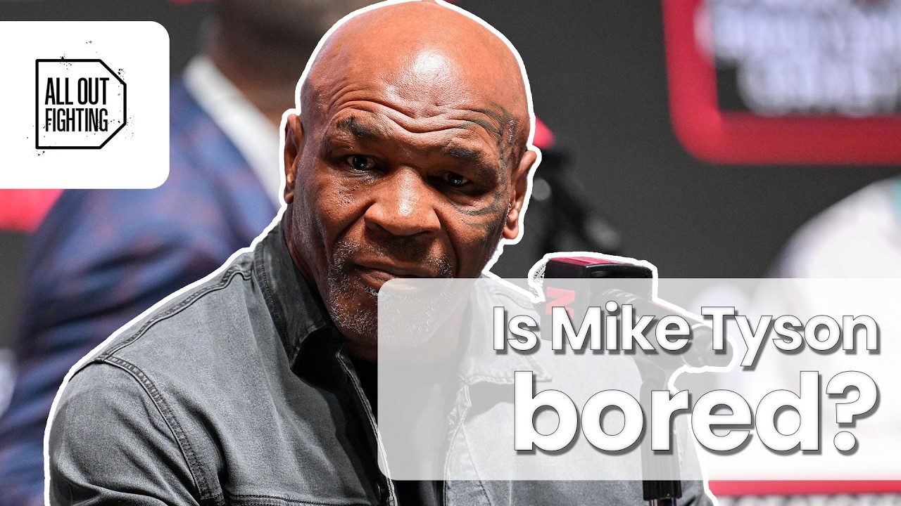 BORED OR FOCUSSED? | Mike Tyson’s shock behaviour at Jake Paul press ...
