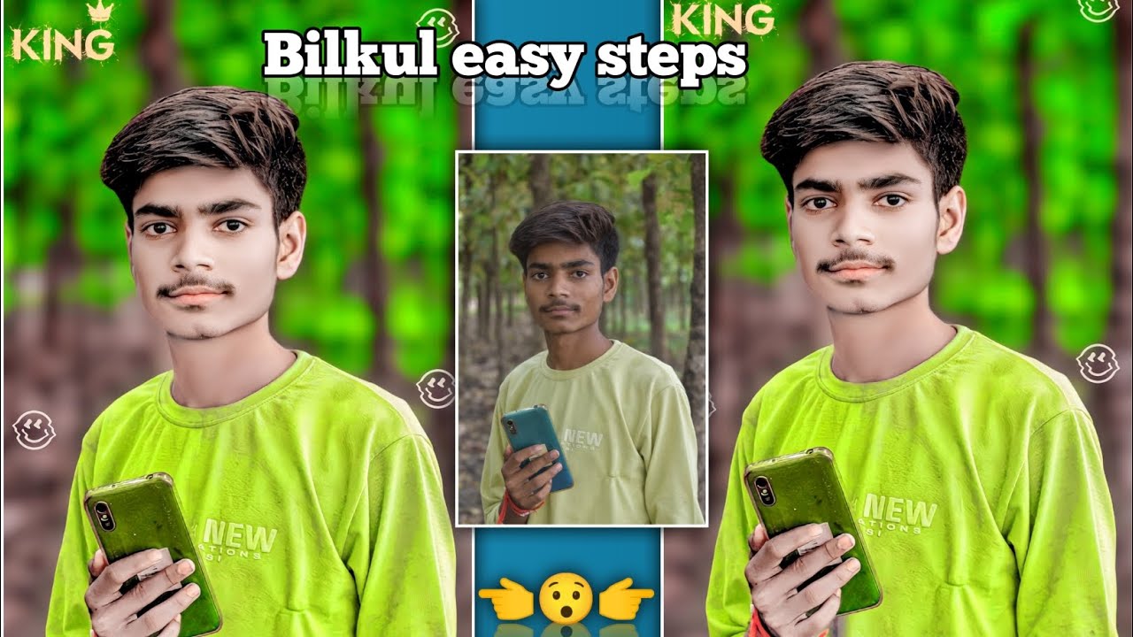 New Photo editing 2024 New trick 🙏🏻Bilkul easy steps 😯☝🏻#viralvideo # ...