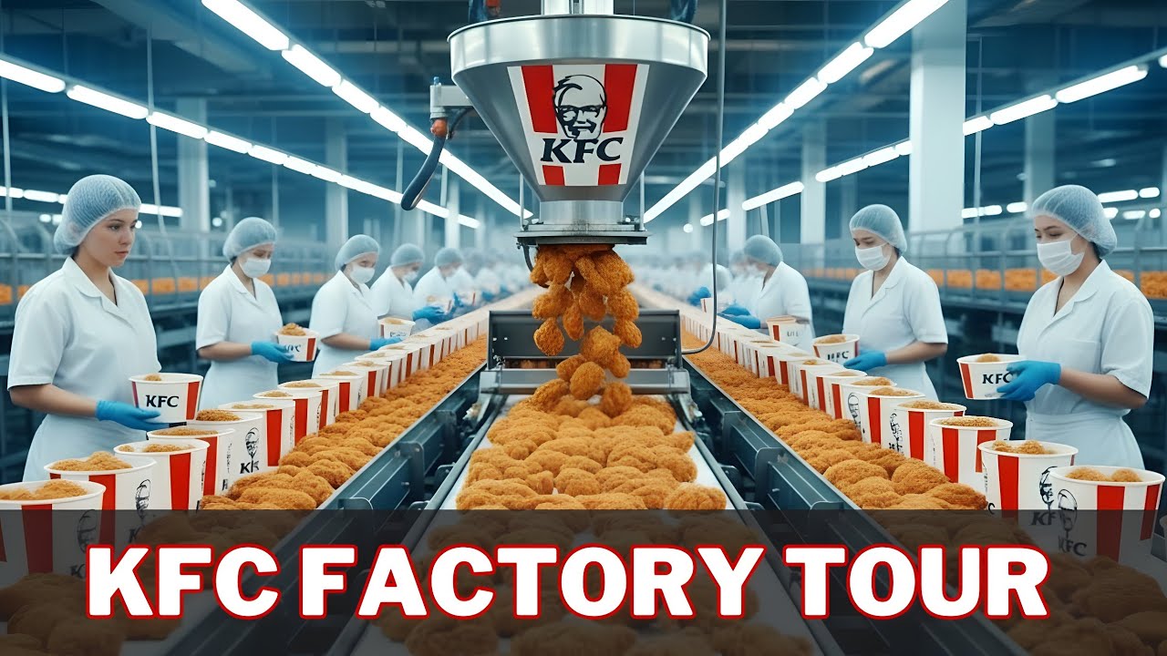 Inside the World’s Largest KFC Chicken Factory | From Fresh Chicken to ...