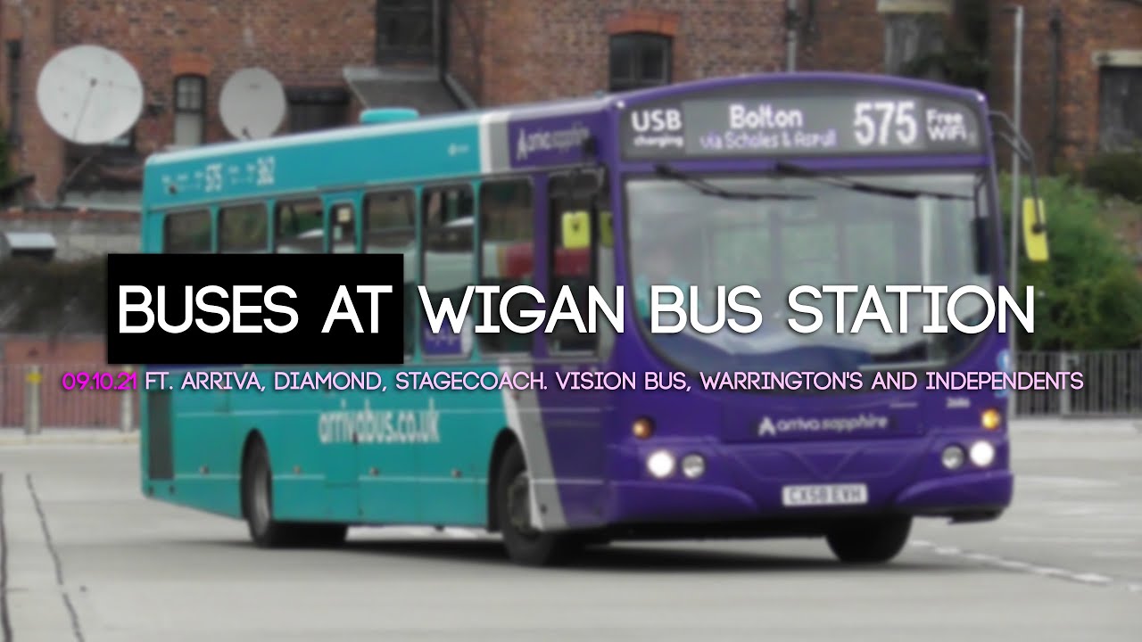 Buses at Wigan Bus Station - 09/10/2021 [E31] - YouTube