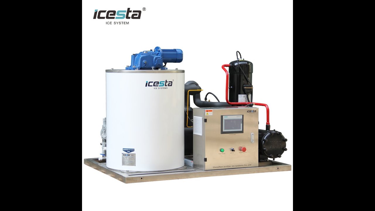 Flake Ice Machine Good Price Food grade SS304 1T 2 Ton 1000 Kg For Fish ...