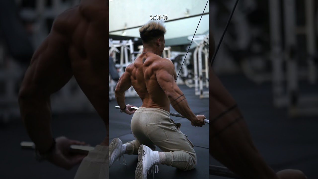 Back & Bicep Workout to Look Like Goku 🐉 Exercise names + form videos ...