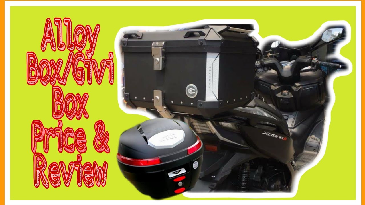 Alloy Box Review Givi Box Quick Review and Price - YouTube