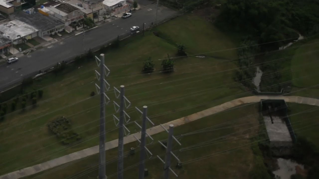 Raw: Puerto Rico Power Lines Inspected - YouTube
