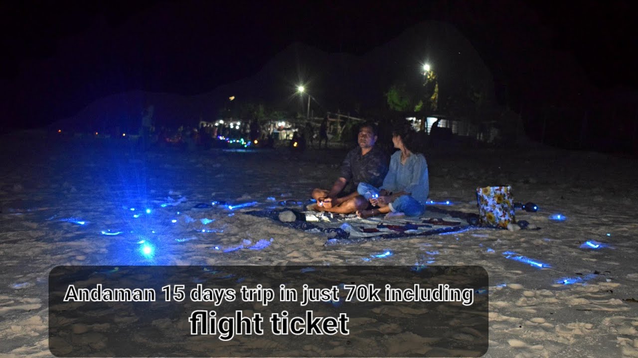 Neil Island Sunset videography with christmas light - YouTube