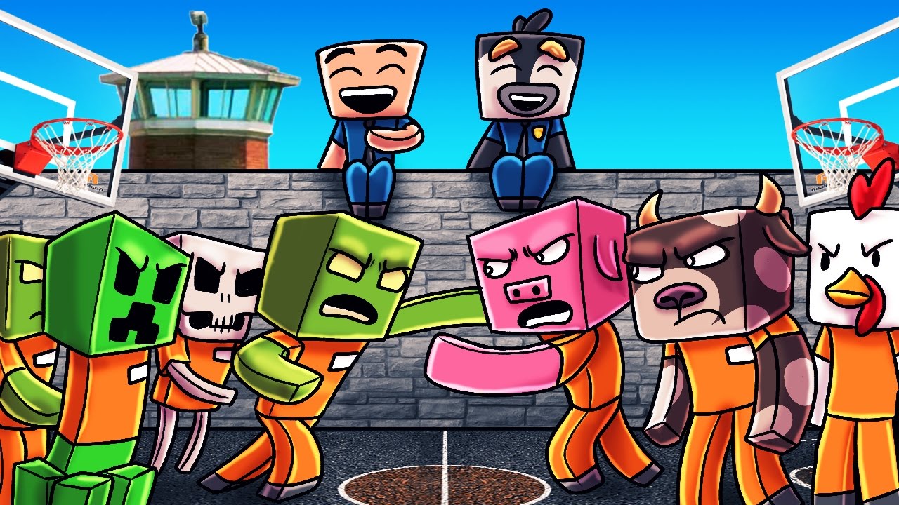 Minecraft | Prison Life - RIOT BREAKS OUT IN YARD! (Jail Break in ...