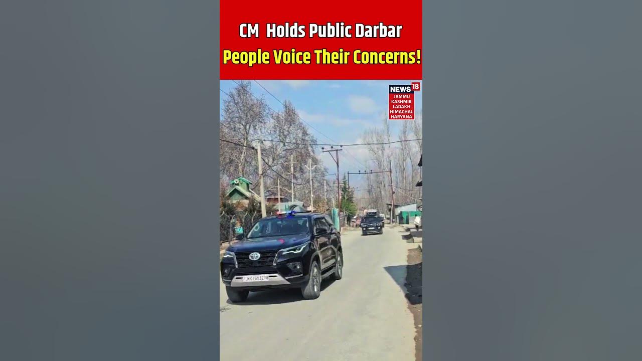 #shorts | Omar Abdullah Holds Public Darbar, People Voice Their Concerns! | Kashmir News | N18S ...