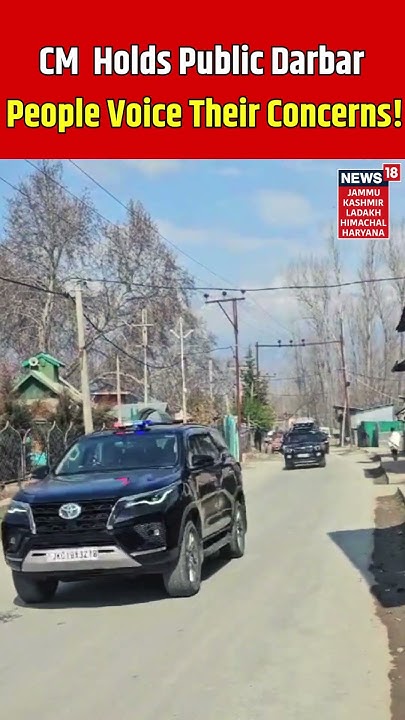 #shorts | Omar Abdullah Holds Public Darbar, People Voice Their Concerns! | Kashmir News | N18S ...