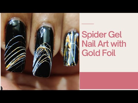 Spider Gel Nail Art | How to use Spider Gel on Nails | Mmonicka - YouTube